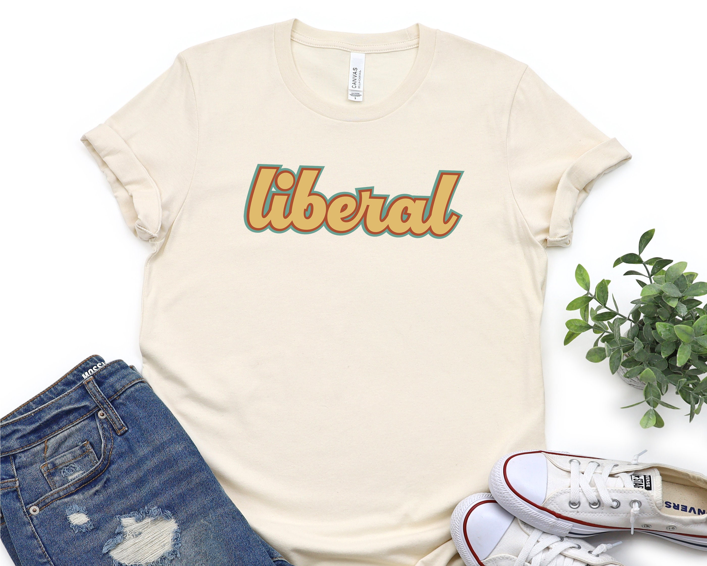 Camiseta liberal, camiseta de derechos de la mujer, camiseta de ...
