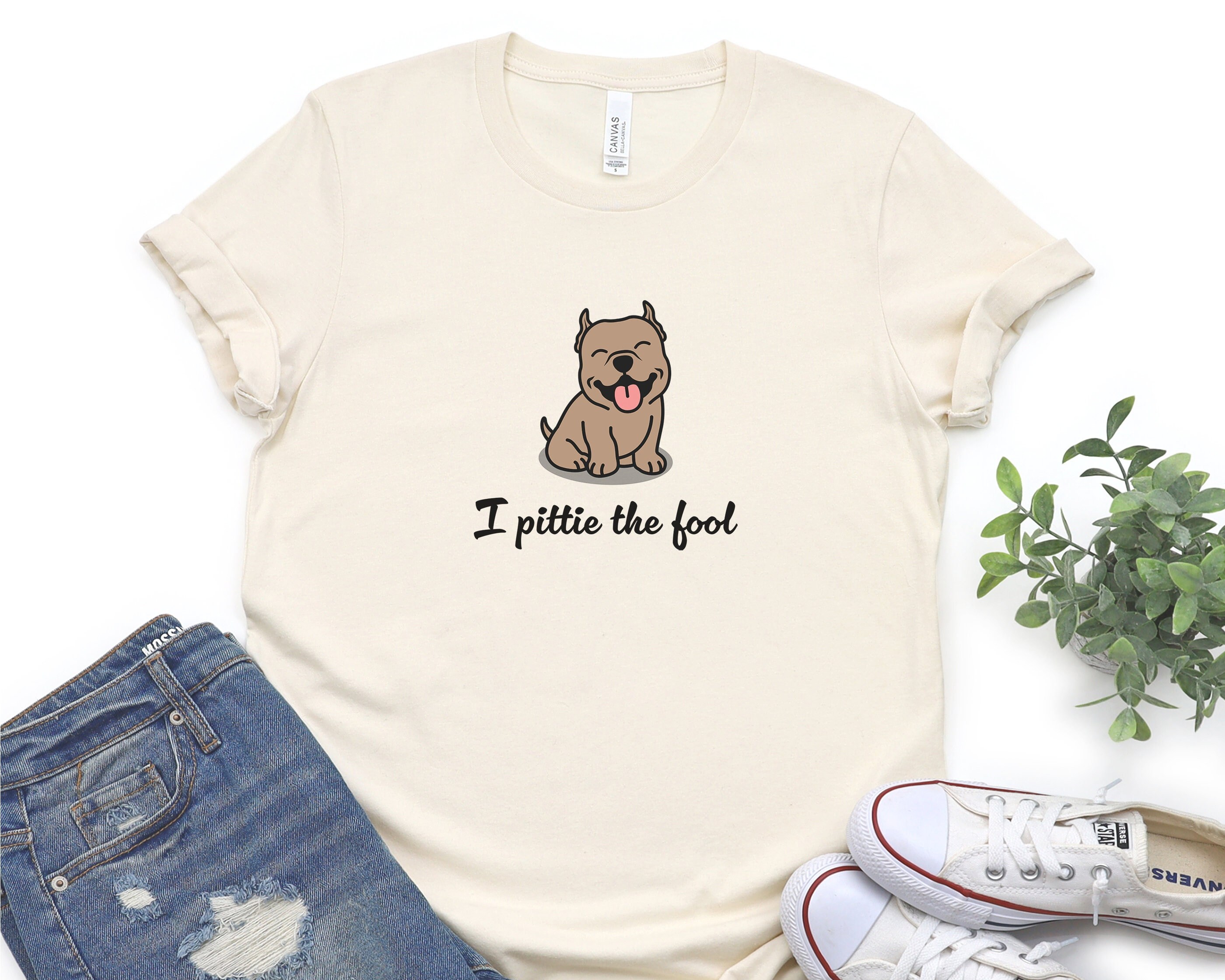 Pit Bull Terrior Shirt, Cute Pittie Shirt, Dog Shirt, Pittie T-Shirt ...