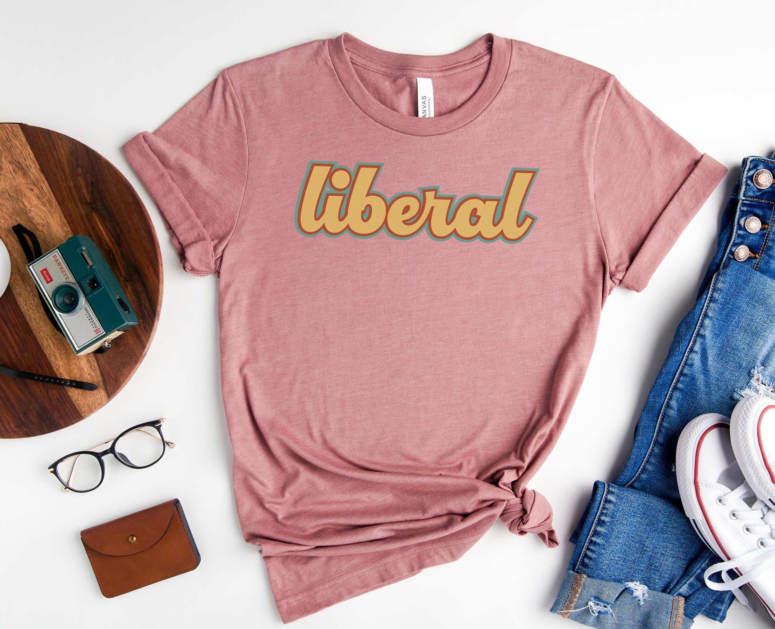 Camiseta liberal, camiseta de derechos de la mujer, camiseta de ...