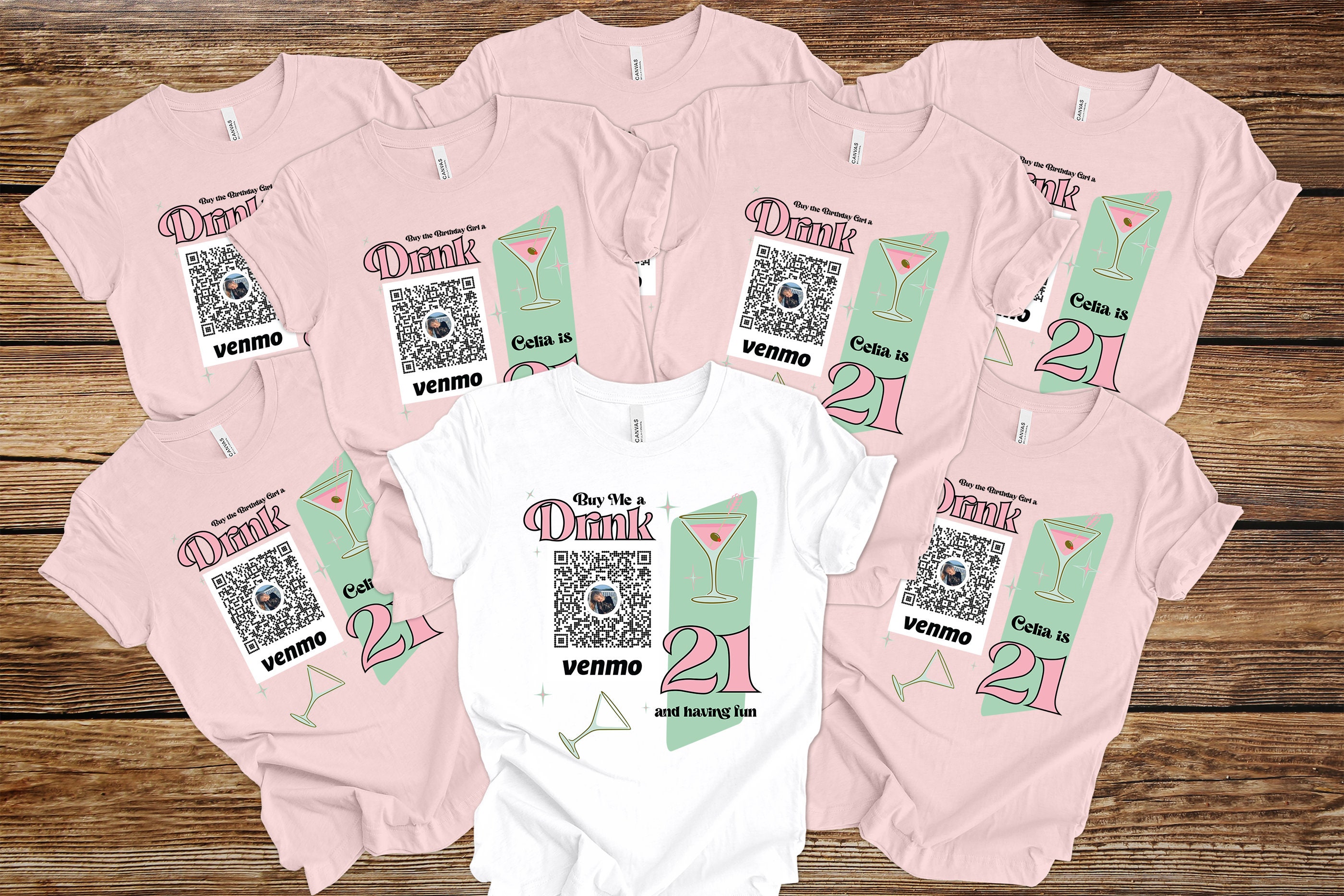 It's My 21st Birthday Shirt, Birthday Girl Shirt, Venmo Me A Drink ...