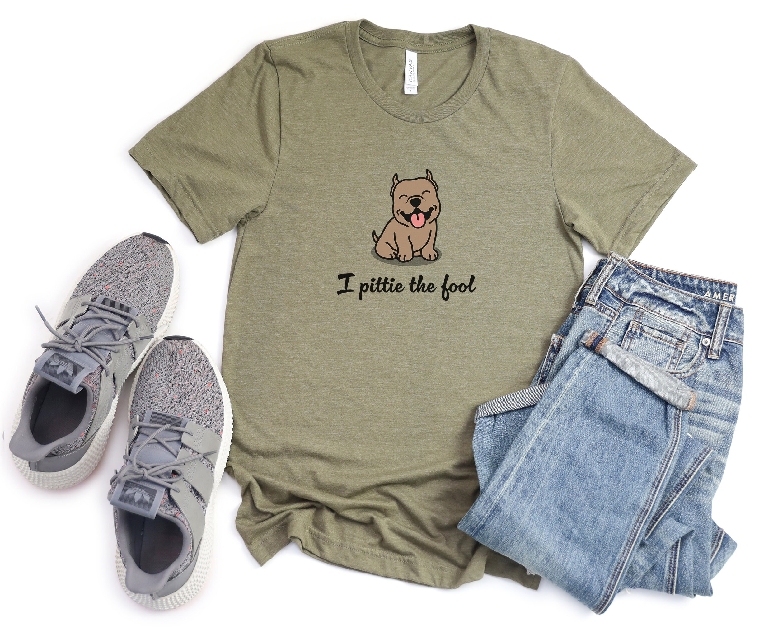 Pit Bull Terrior Shirt, Cute Pittie Shirt, Dog Shirt, Pittie T-Shirt ...