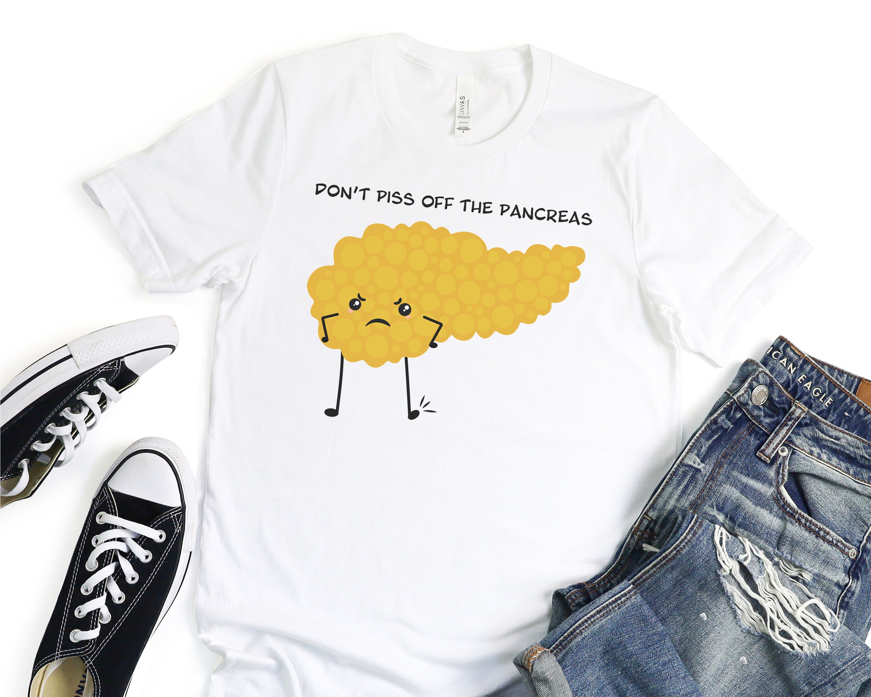 Don't Piss off the Pancreas, Funny Medical Shirt, Funny Vet Shirt, Vet ...