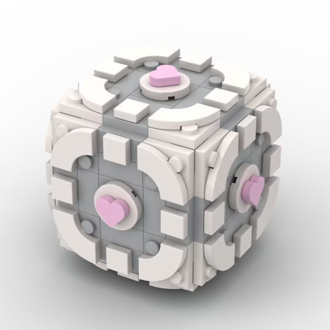 Custom MOC Portal 2 Companion Cube Digital Instructions (PDF) Only - Etsy