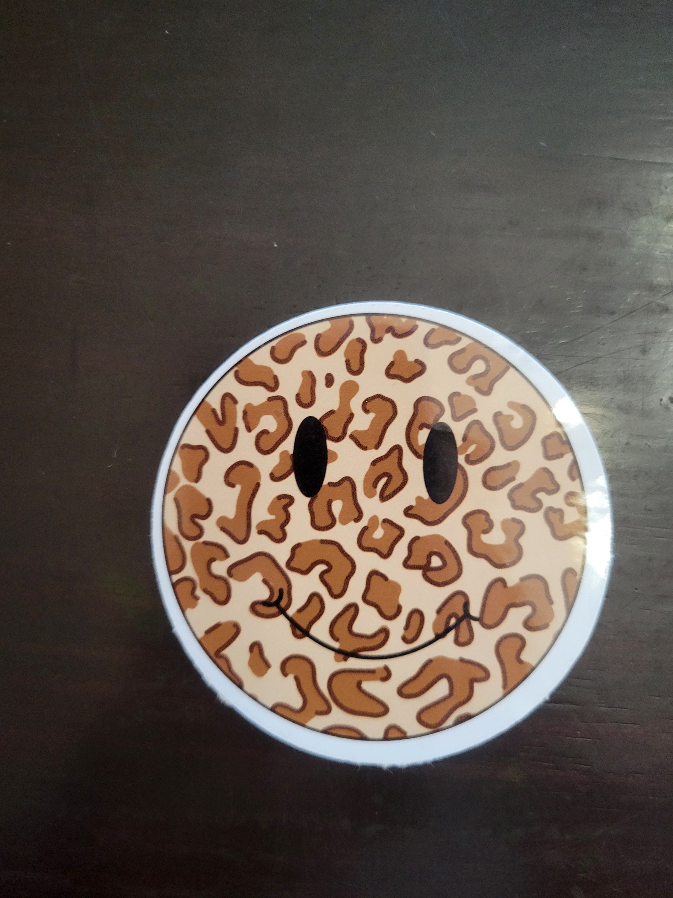 Animal Print Smiley Faces - Etsy