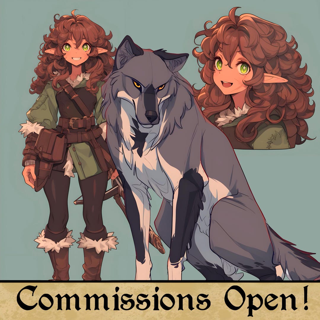 Commissions Open! Custom Dnd Portrait -OC Dnd Characters for Tabletop ...