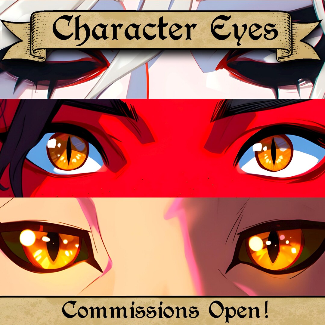 Custom Dnd Character Art – Group Eyes Portrait Commission - Etsy UK