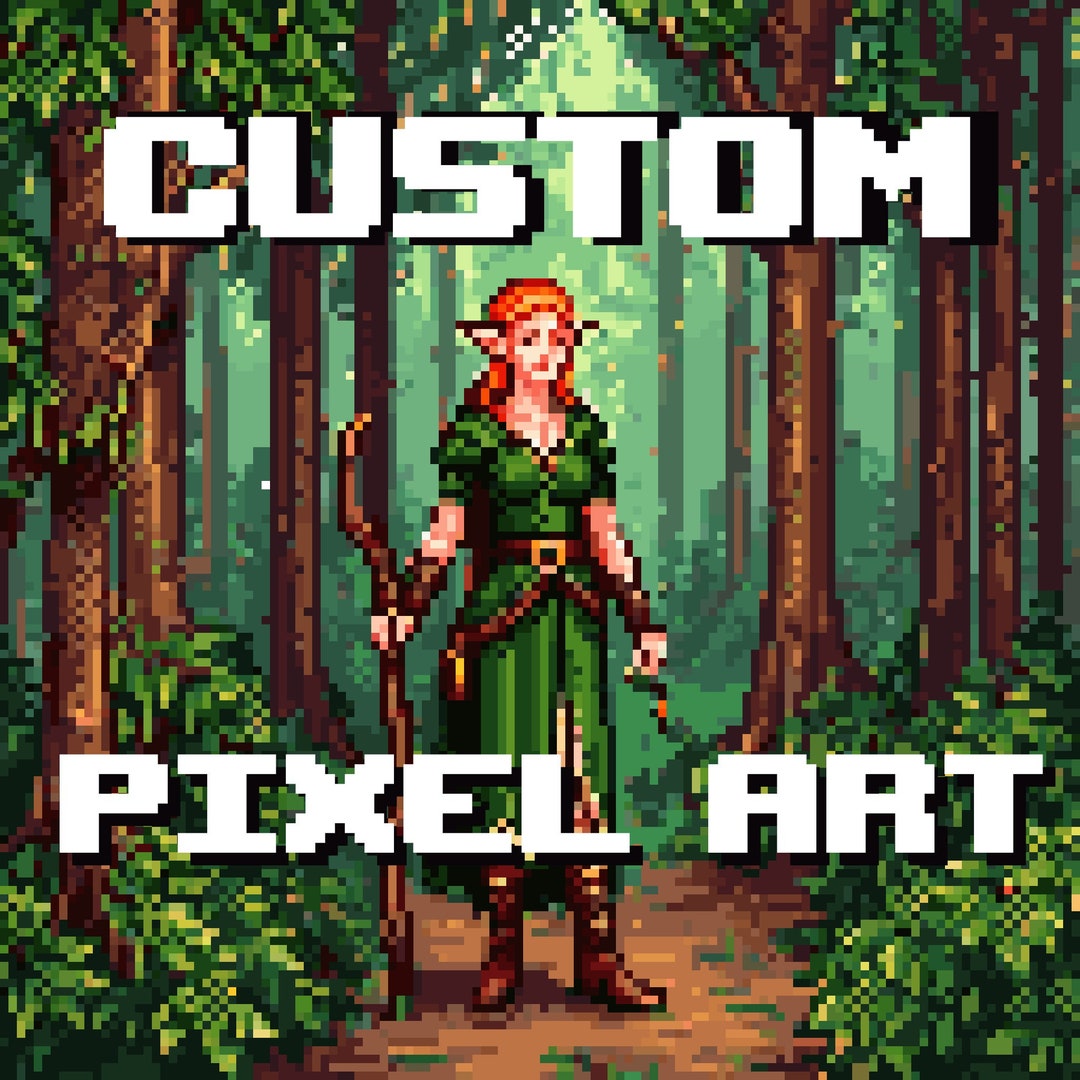 Custom Dnd Pixel Portrait Commissions Open Dnd Character Art for ...