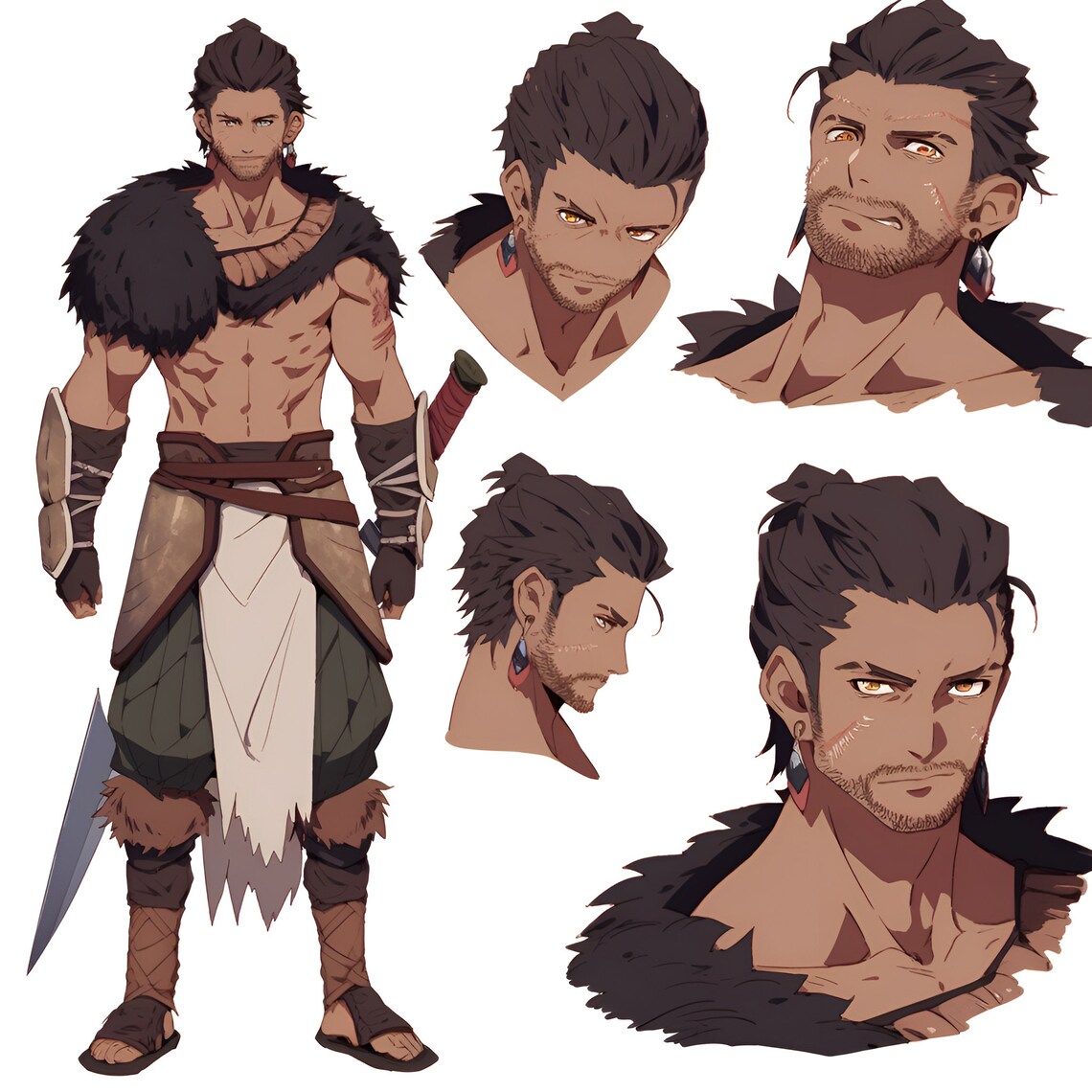 Custom Dnd Portrait Anime Styled Dnd Characters for Tabletop - Etsy UK