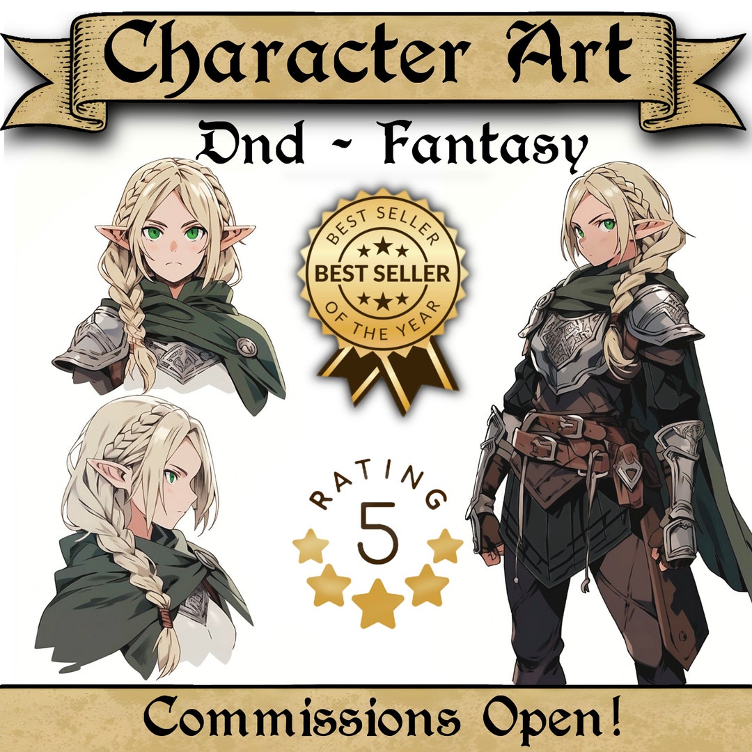 Character Commission! - Dnd Custom OC Art! - Anime Styled Characters ...