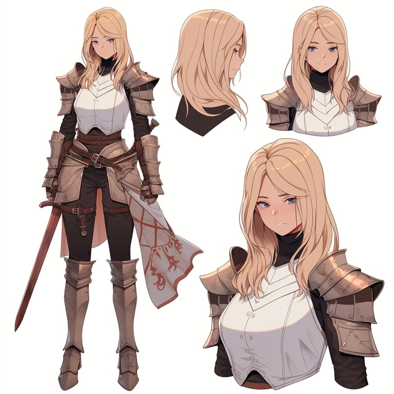 Custom Dnd Portrait Anime Styled Dnd Characters for Tabletop - Etsy UK