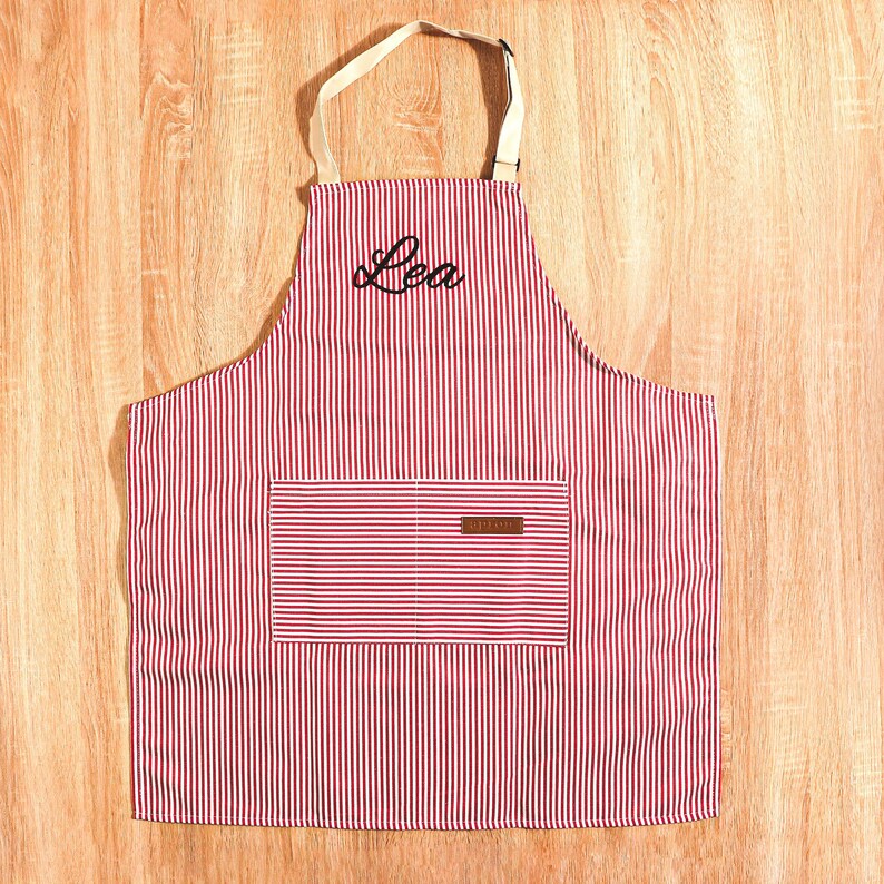 Custom Children's Personalized Name Apron, Striped Cooking With ...