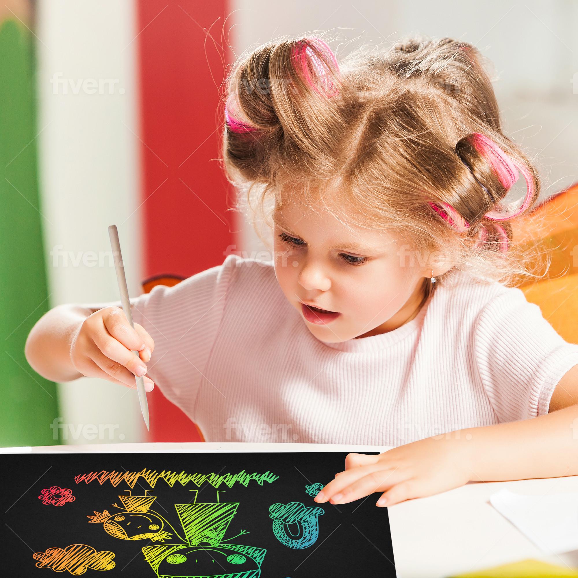 50 Pack Large 8x10" Rainbow Scratch Paper, Magic Scratch Art Paper ...