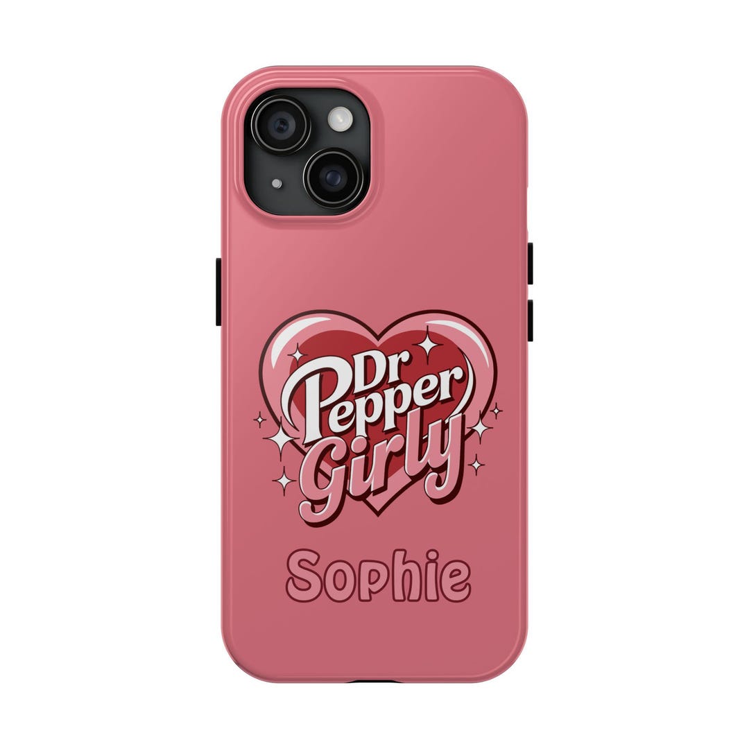 Personalized Dr Pepper Phone Case, Retro iPhone Case, iPhone 15, 16, Dr ...