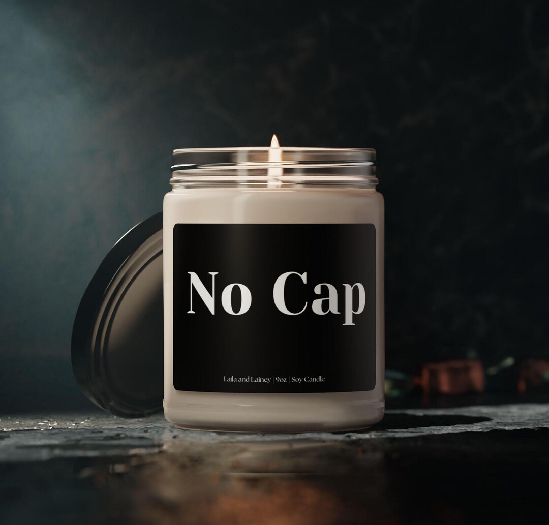 No Cap Candle, Gen Alpha Slang Meme Gift, Teen Gift, Funny Gift for ...