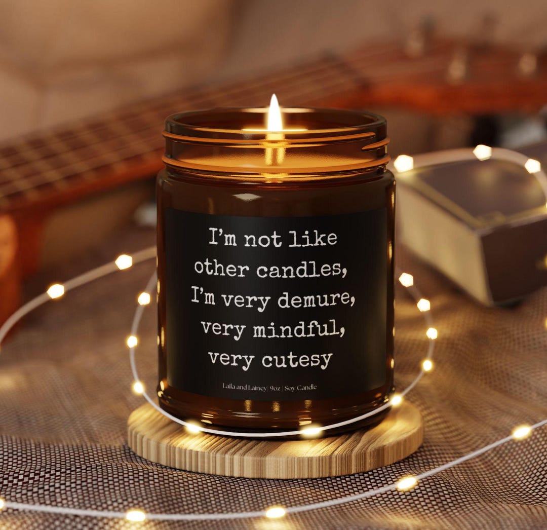 Very Demure Candle, Gift for Friend, White Elephant Gift Idea, Co ...