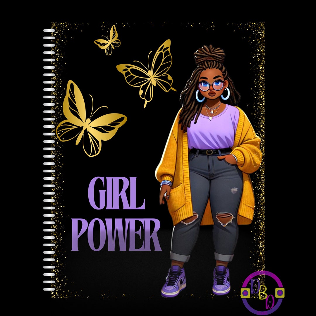 Girl Power Journal/notebook Cover Sublimation Design Journal Covers - Etsy
