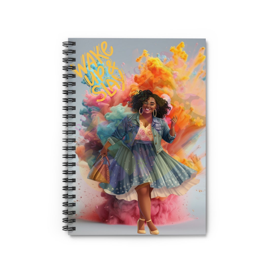 Wake up and Slay | Journal/notebook Cover Sublimation | Design Journal ...