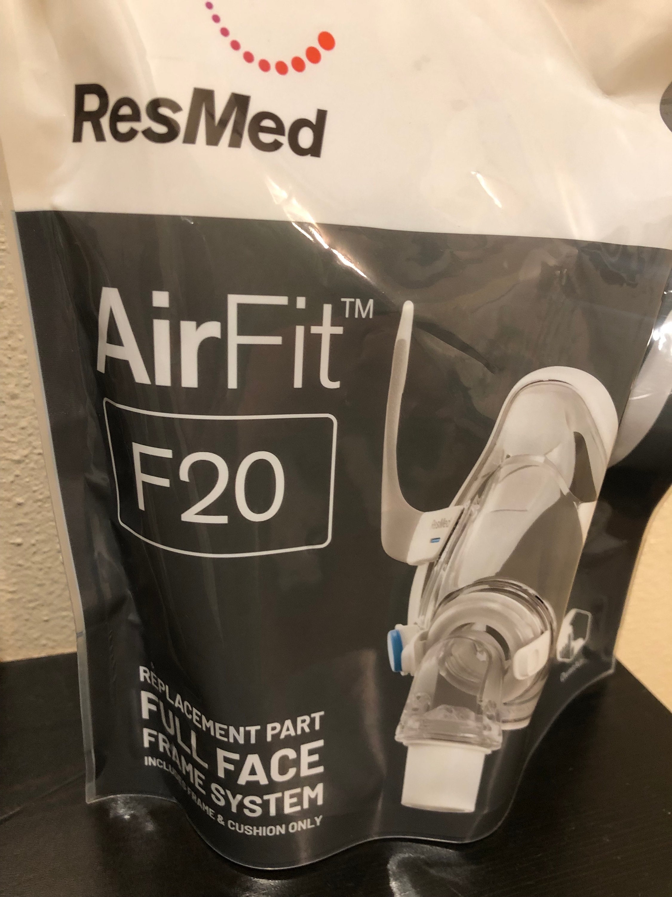 Resmed Airfit F20 Large Full Face Frame and Cushion Quietair New - Etsy