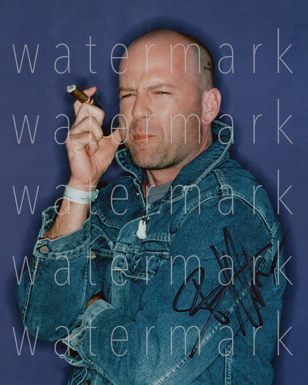 Bruce Willis Signed 8x10 Rp Photo Autograph - Etsy