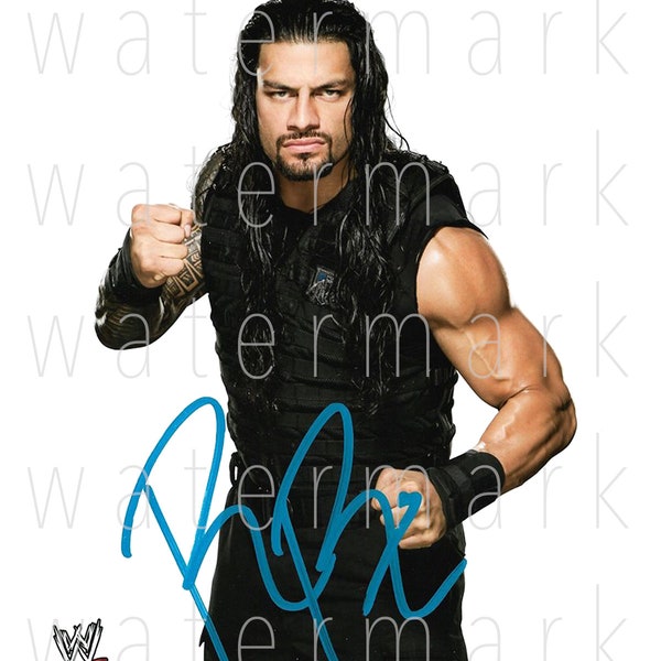 Roman Reigns Autograph - Etsy