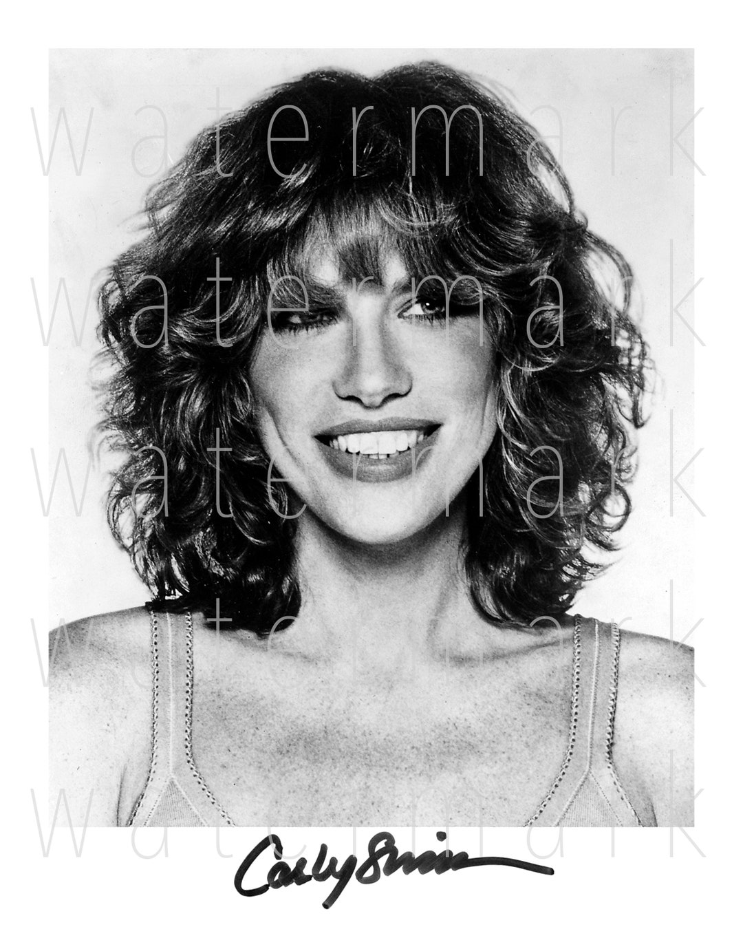Carly Simon Sexy Signed 8x10 Rp Photo Autograph - Etsy