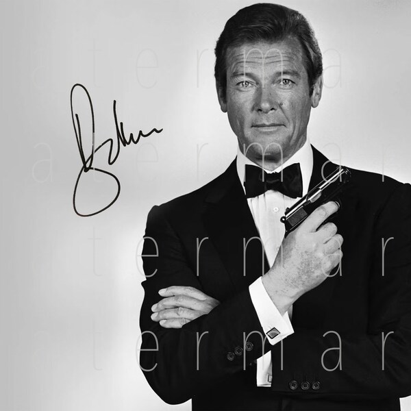 James Bond Signed Poster - Etsy
