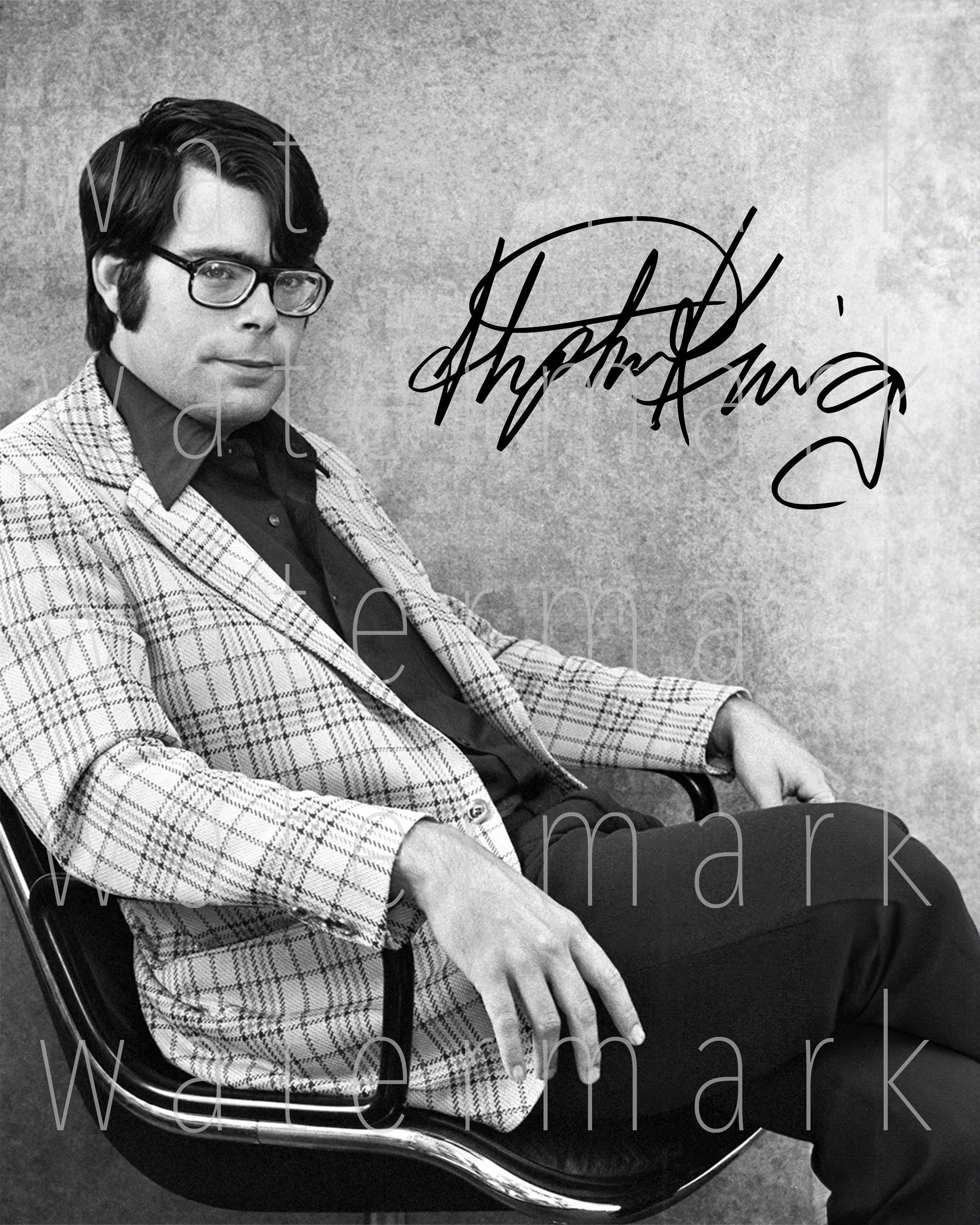 Stephen King Signed 8x10 Rp Photo Autograph Photograph Poster Print ...