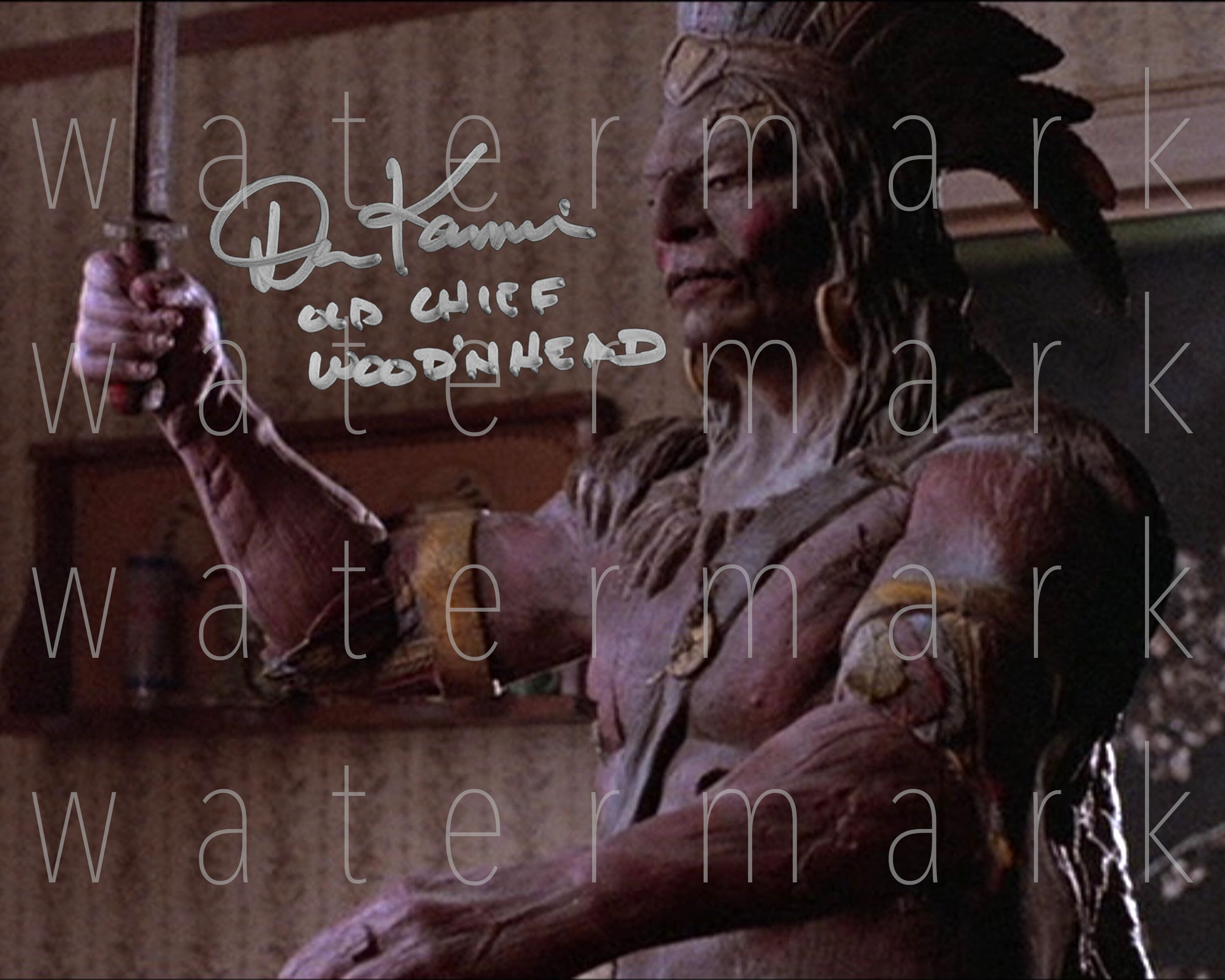 Creepshow Dan Kamin Old Chief Wood'nhead Signed - Etsy