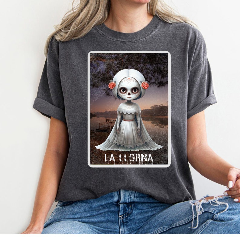 Halloween La Llorona Shirt Spanish Loteria Card Spooky Season Tshirt ...
