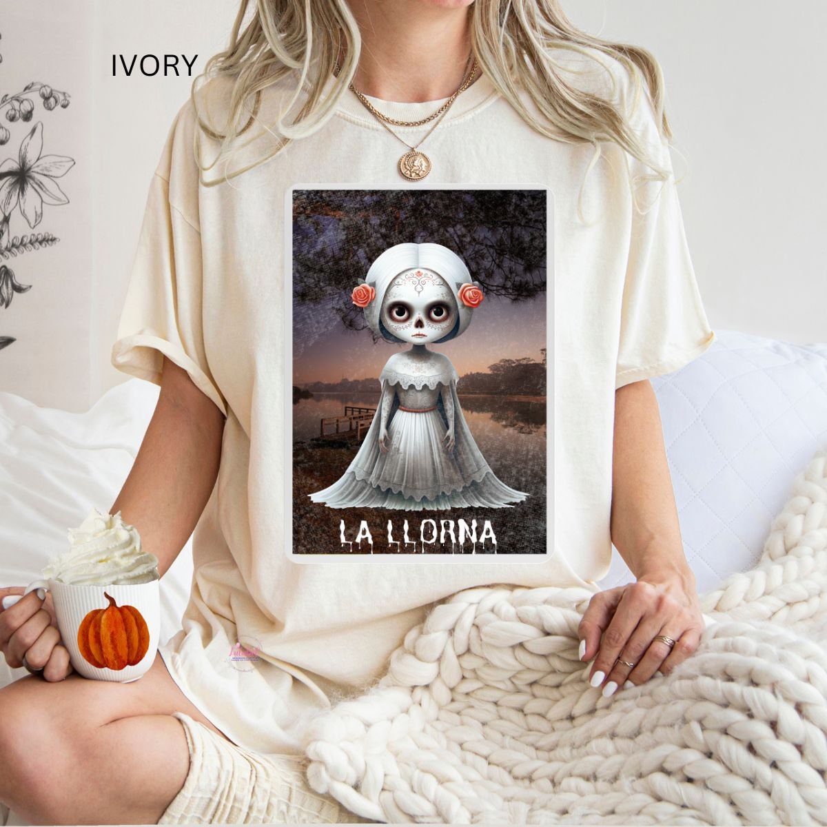 Halloween La Llorona Shirt Spanish Loteria Card Spooky Season Tshirt ...