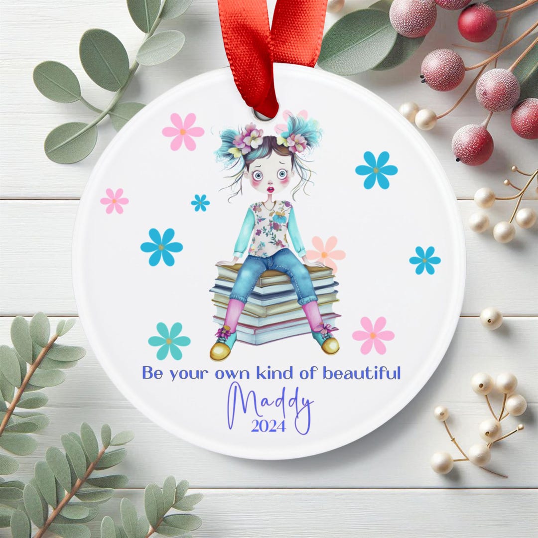 Custom Teenager Holiday Ornament - Personalized Gift for Daughter ...