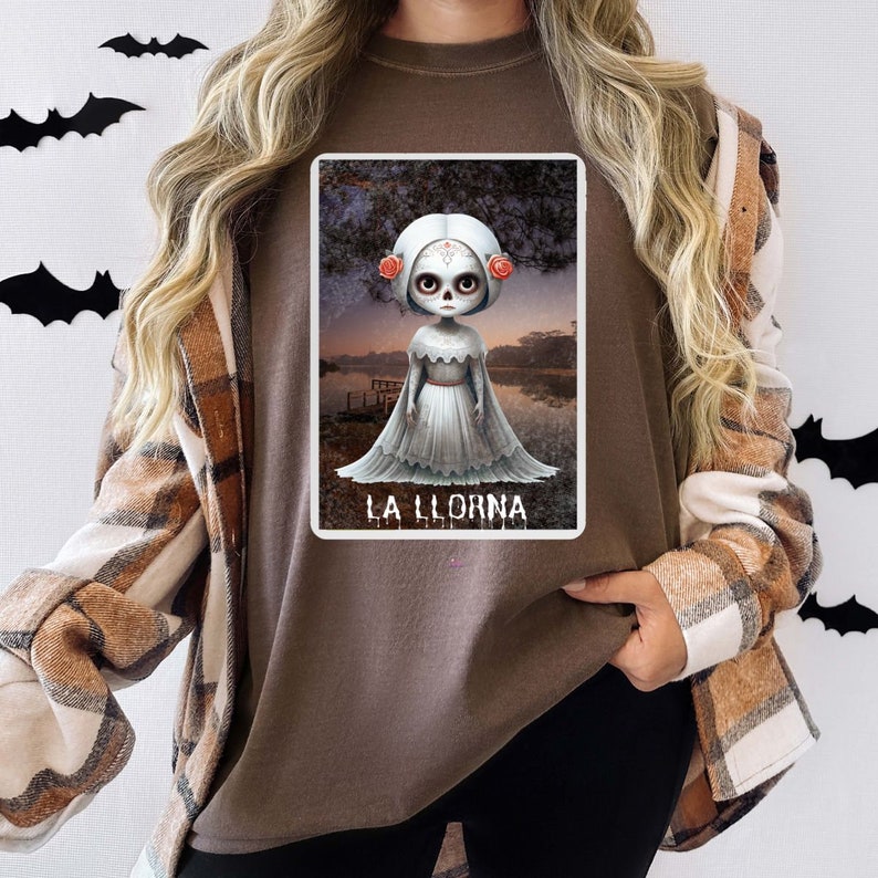 Halloween La Llorona Shirt Spanish Loteria Card Spooky Season Tshirt ...