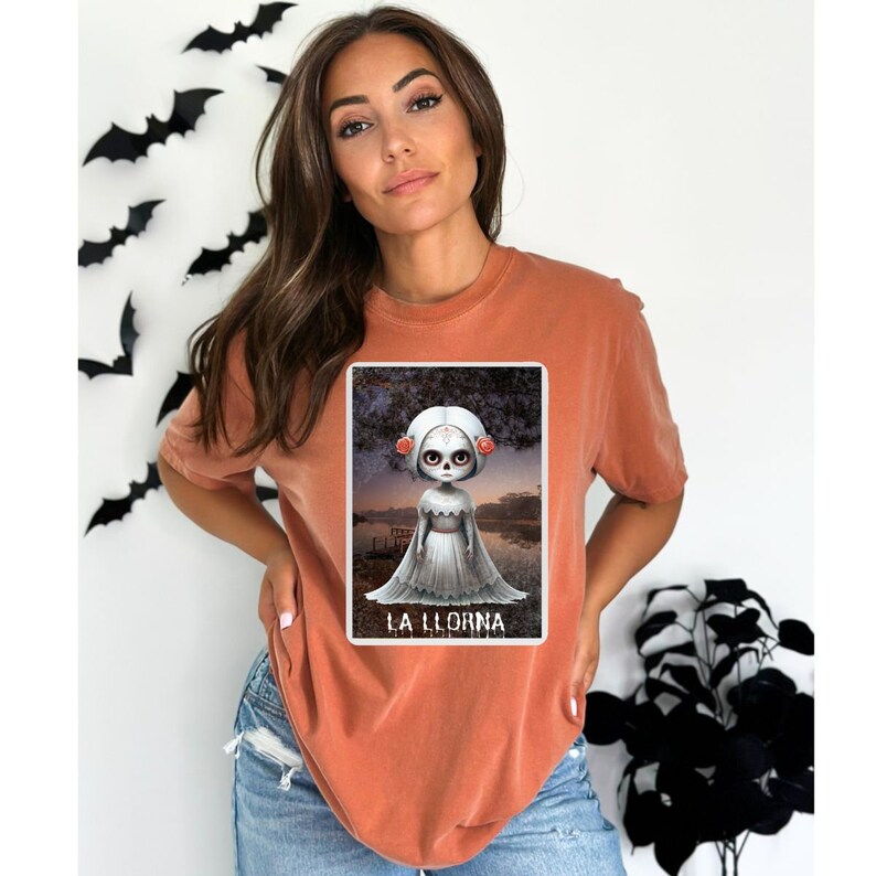 Halloween La Llorona Shirt Spanish Loteria Card Spooky Season Tshirt ...