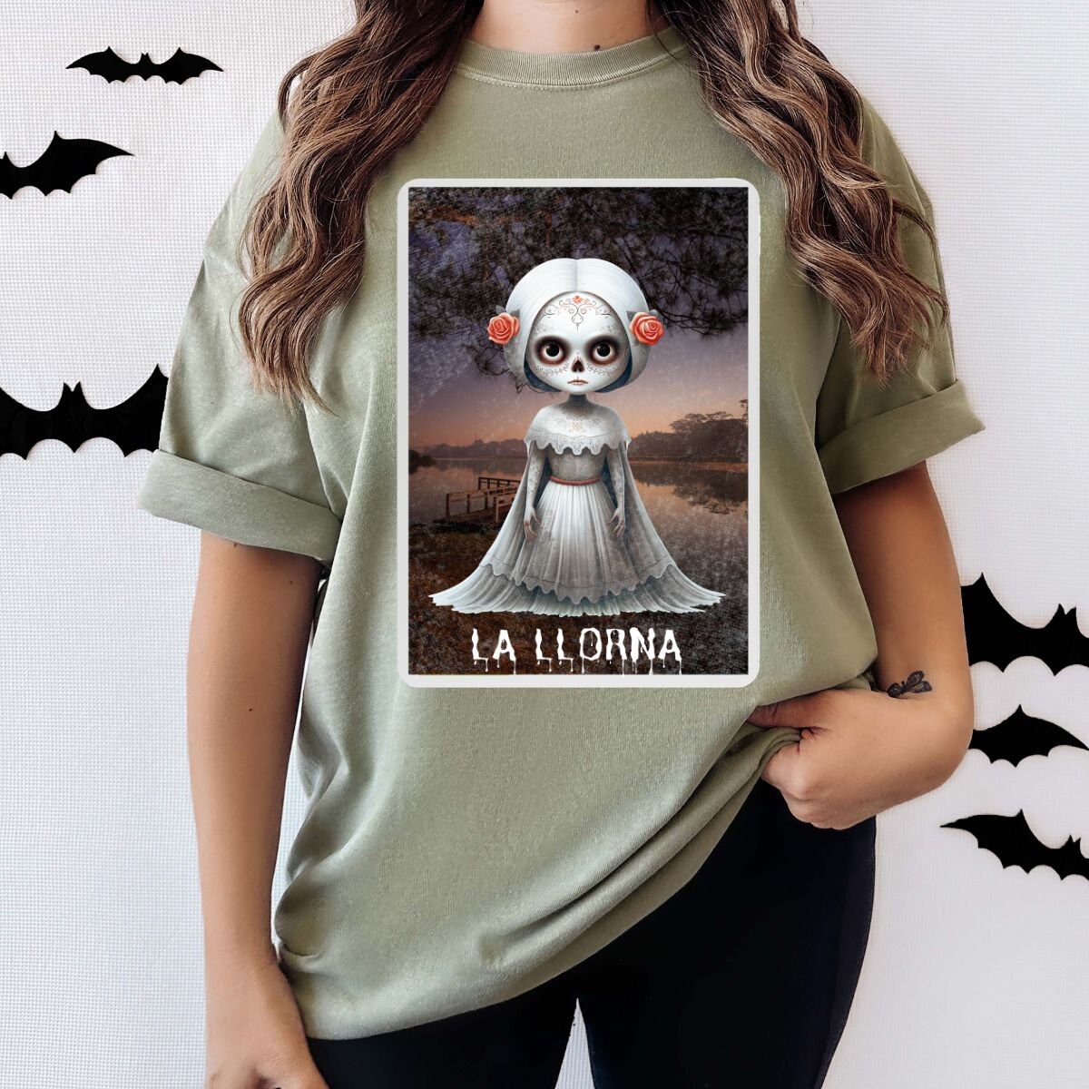 Halloween La Llorona Shirt Spanish Loteria Card Spooky Season Tshirt ...