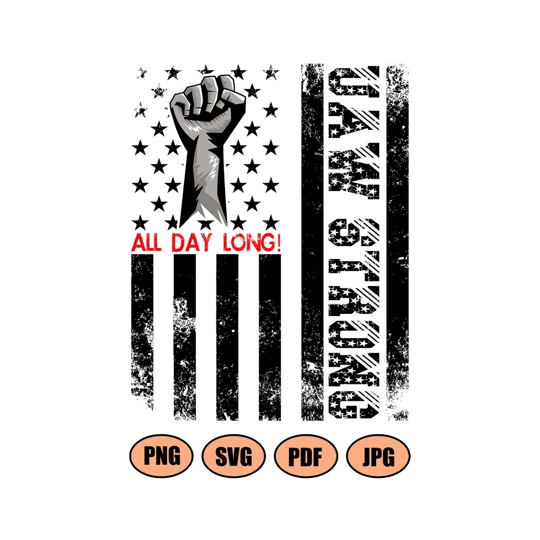 UAW Strike 2023 United Auto Workers Union UAW Strong Red, Striking UAW ...