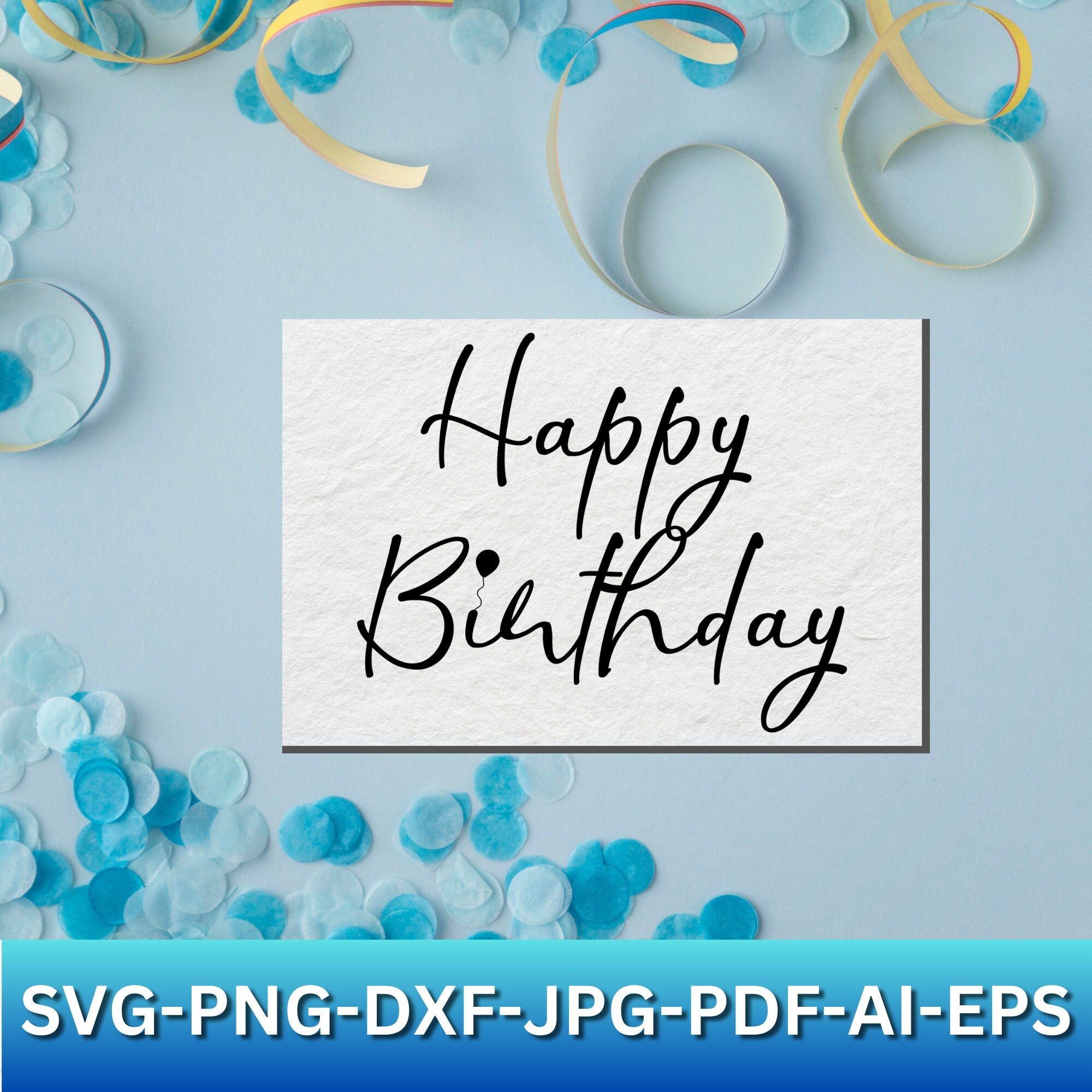 Happy Birthday SVG | Happy Birthday Balloon | Birthday Clip Art | Happy ...