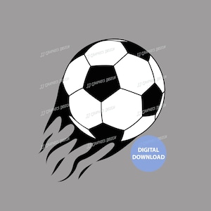 Soccer Ball With Flame SVG | Soccer Ball SVG | Soccer Ball SVG for ...