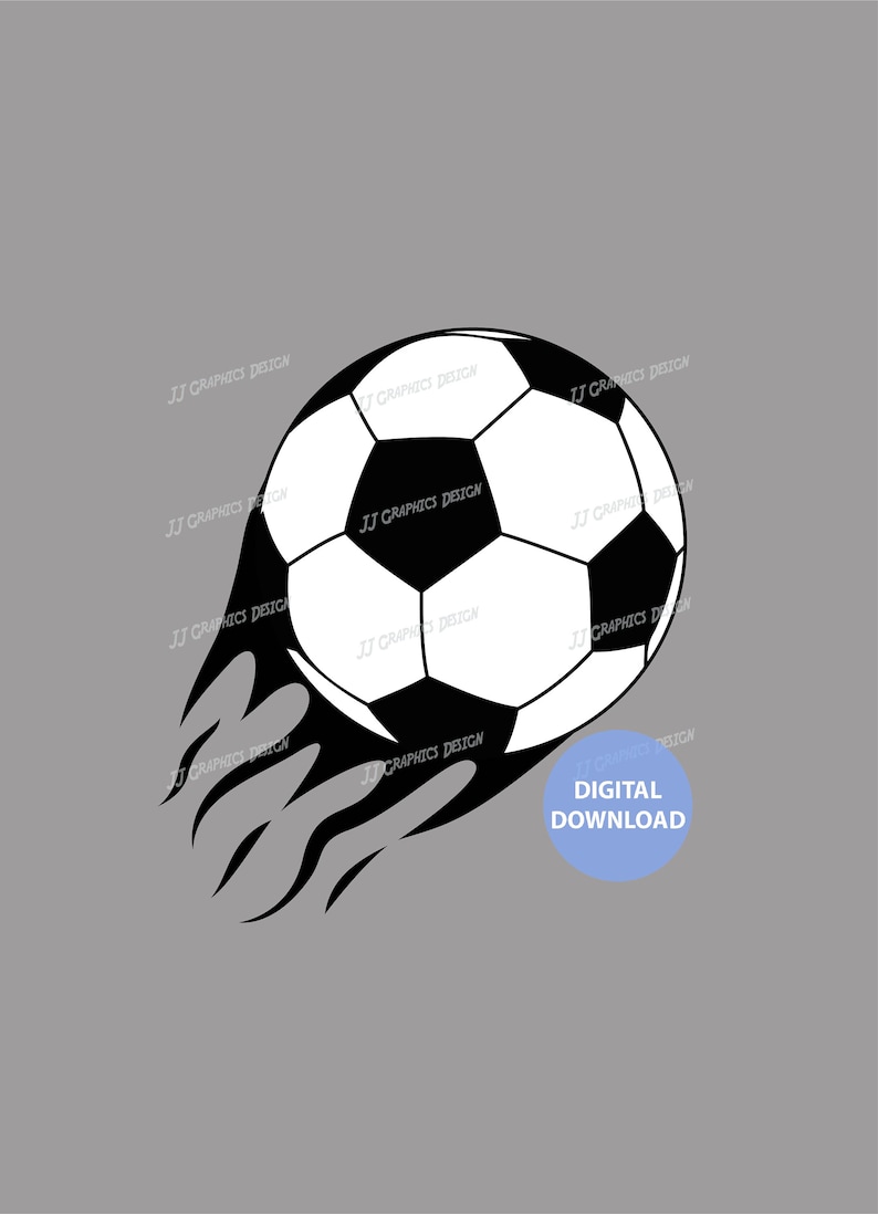 Soccer Ball With Flame SVG | Soccer Ball SVG | Soccer Ball SVG for ...