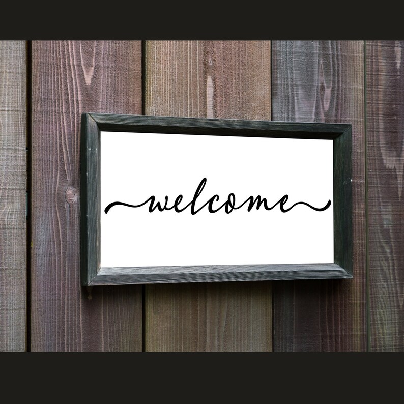 Welcome Script Clip Art - DIGITAL DOWNLOAD | Welcome Font | 4 Welcome ...