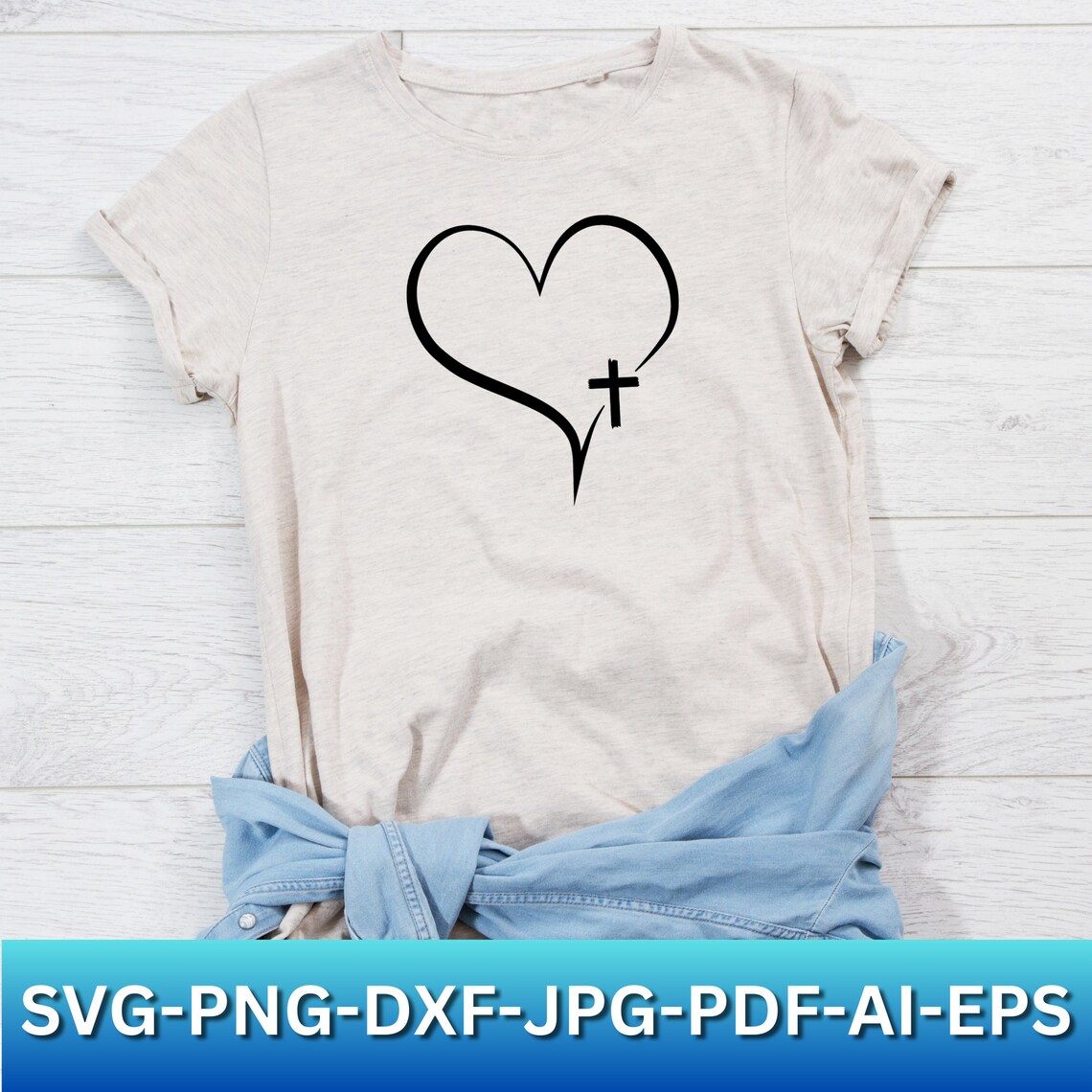 Heart SVG | Christian Heart SVG | Religious Heart Clip Art | Heart With ...