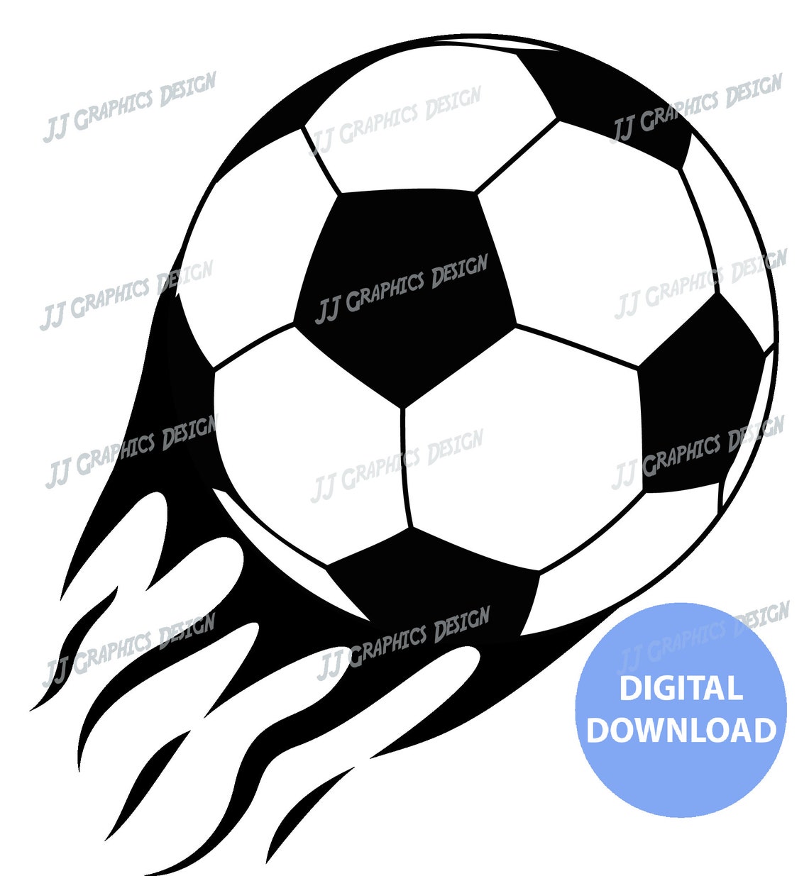 Soccer Ball With Flame SVG | Soccer Ball SVG | Soccer Ball SVG for ...