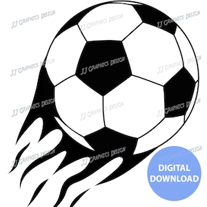 Soccer Ball With Flame SVG | Soccer Ball SVG | Soccer Ball SVG for ...