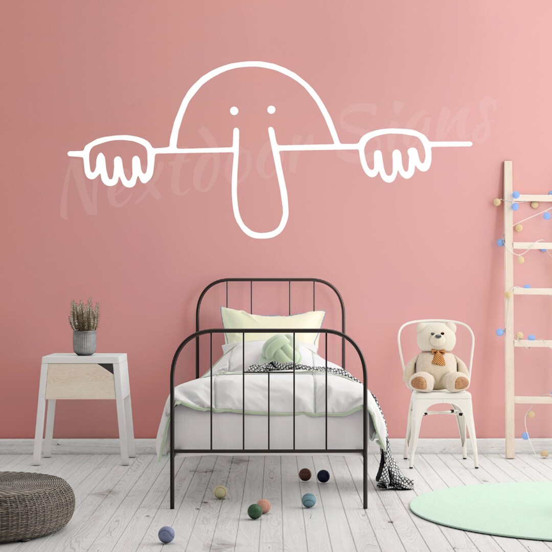 Kilroy Vinyl Decal, Kids Decals, Custom Decals, Wall Art Decals, Window ...