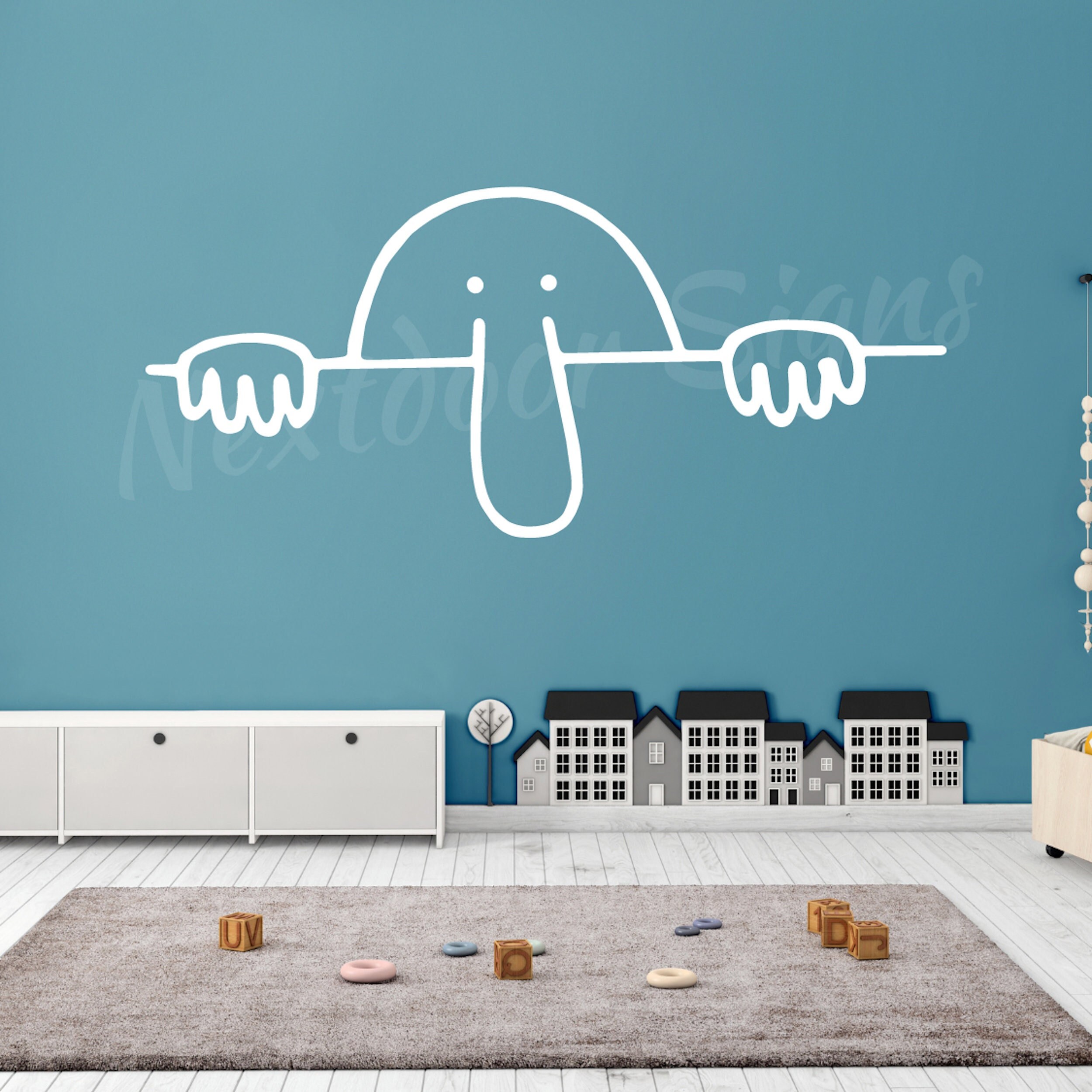 Kilroy Vinyl Decal, Kids Decals, Custom Decals, Wall Art Decals, Window ...