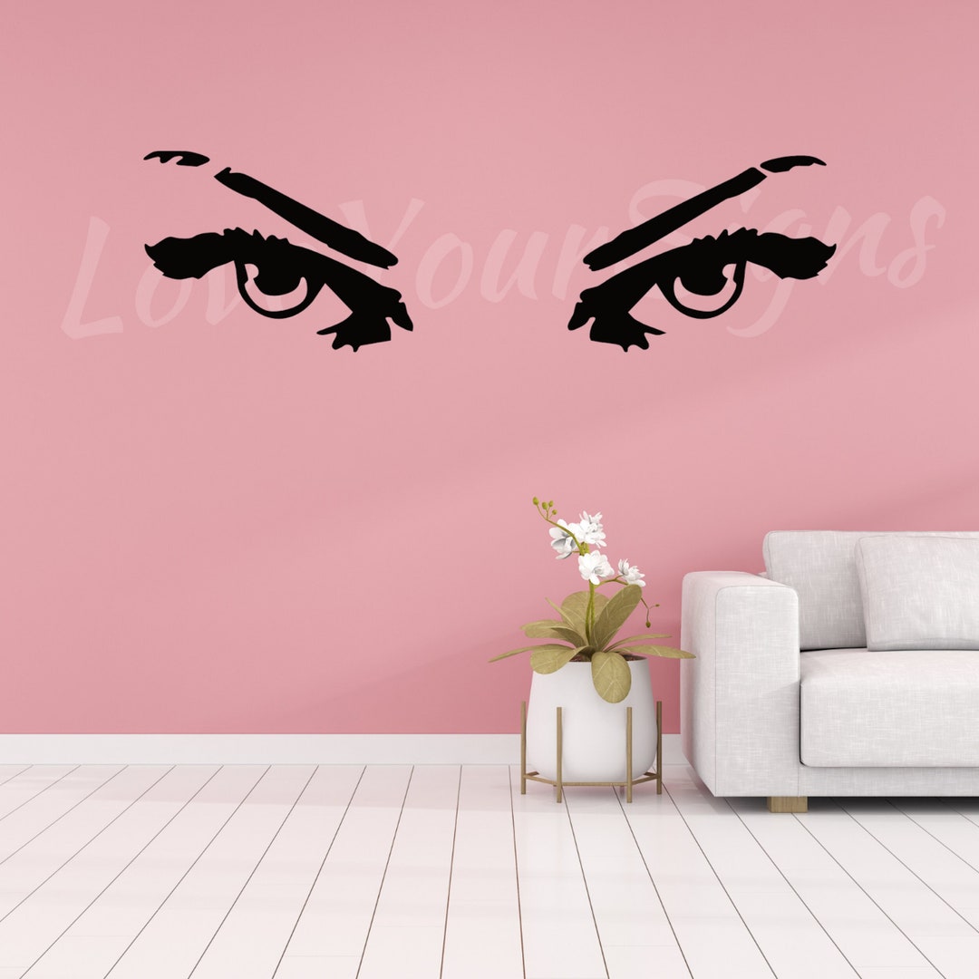 Women Eyes Vinyl Decal, Car Decals, Custom Decals, Wall Art Decals ...