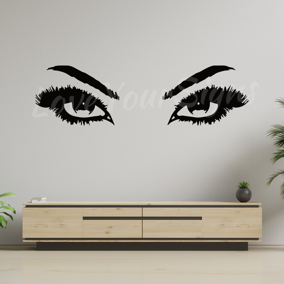 Women Eyes Vinyl Decal, Car Decals, Custom Decals, Wall Art Decals ...