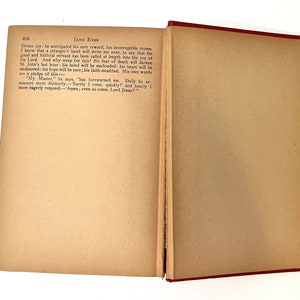 Jane Eyre Hardcover Book 1943 First Printing Tower Books - Etsy
