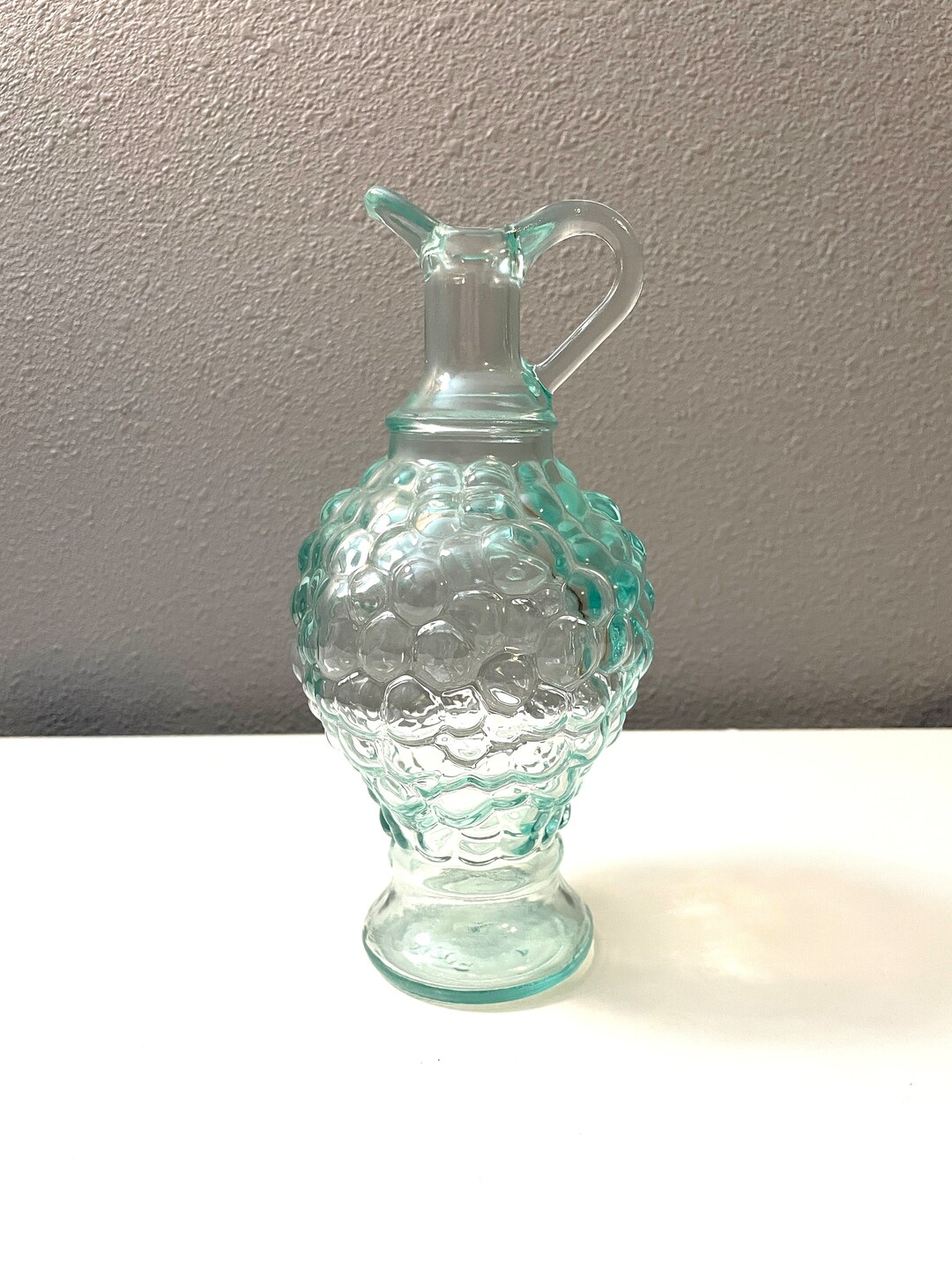 Vintage Vetreria Etrusca Glass Grape Cluster Cruet - Etsy