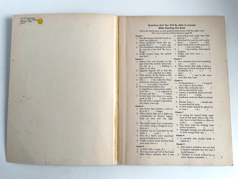 Birds: A Golden Book, Question and Answer Adventures (copyright 1957 ...