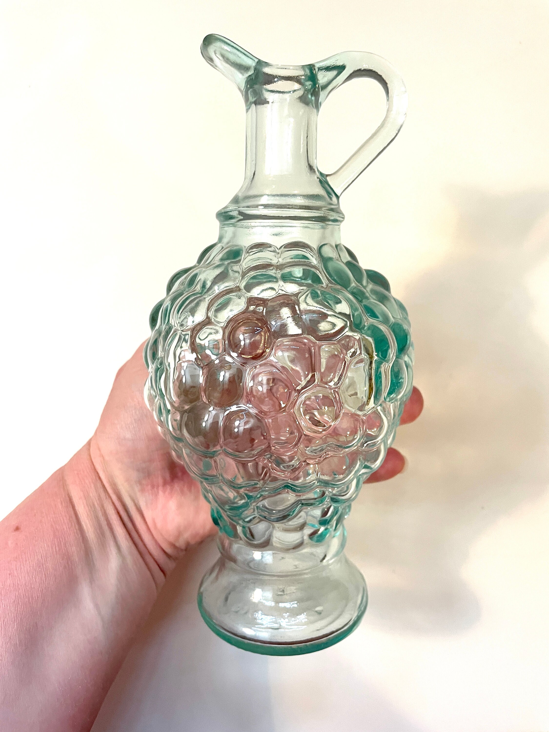 Vintage Vetreria Etrusca Glass Grape Cluster Cruet - Etsy